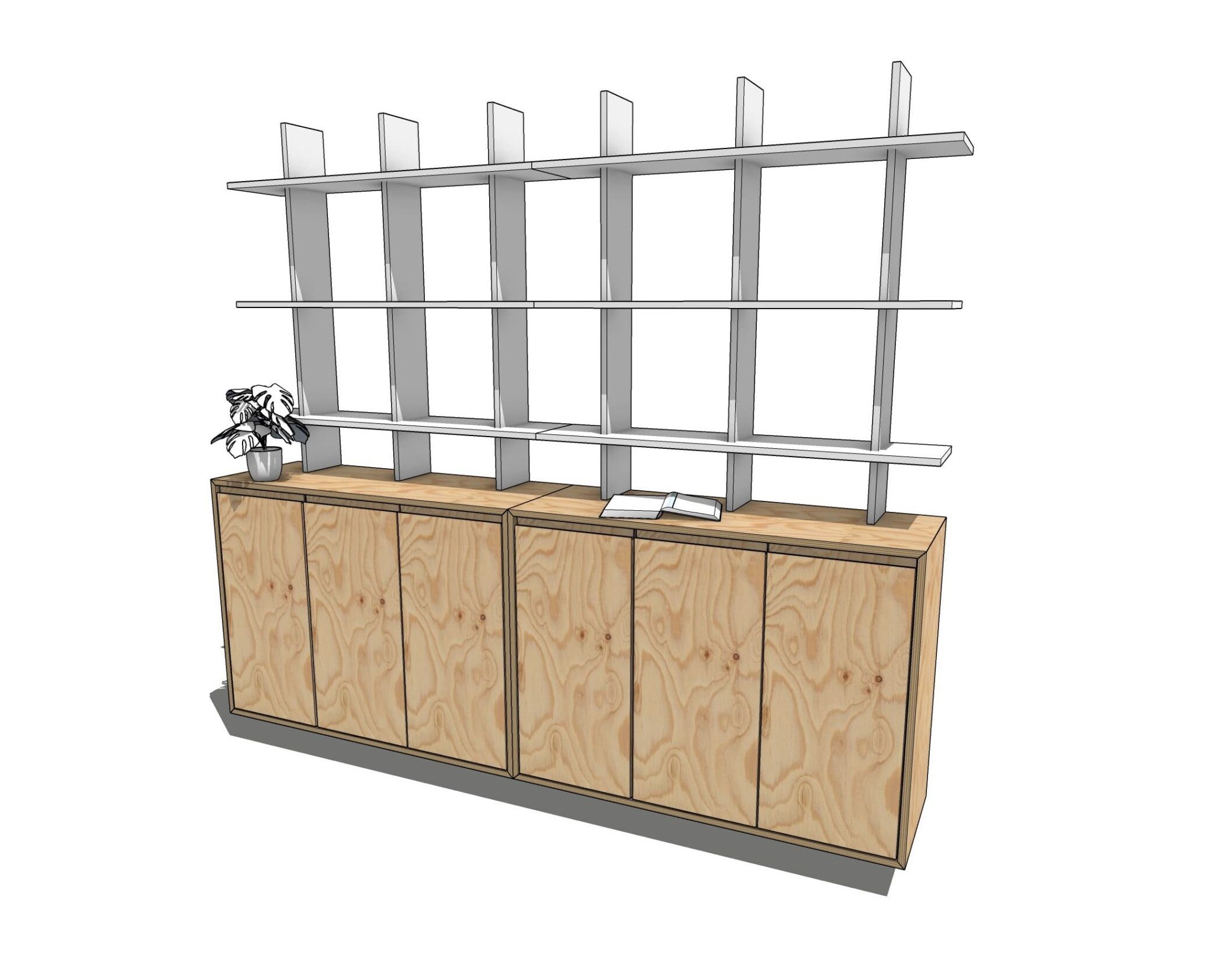 Comment fabriquer un buffet suspendu - Cara Meubles